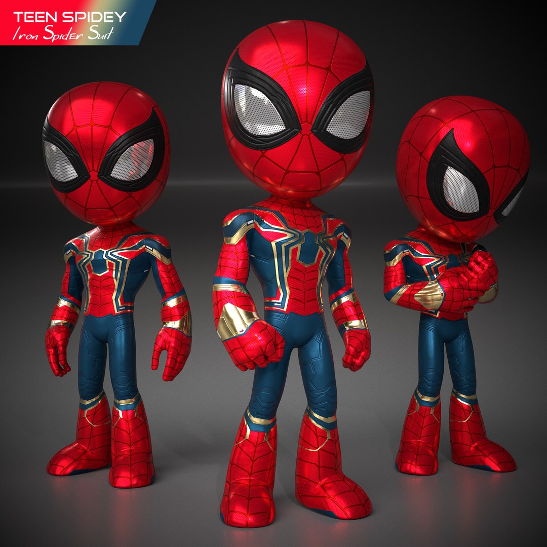 3D Teen Spidey - TurboSquid 1828777