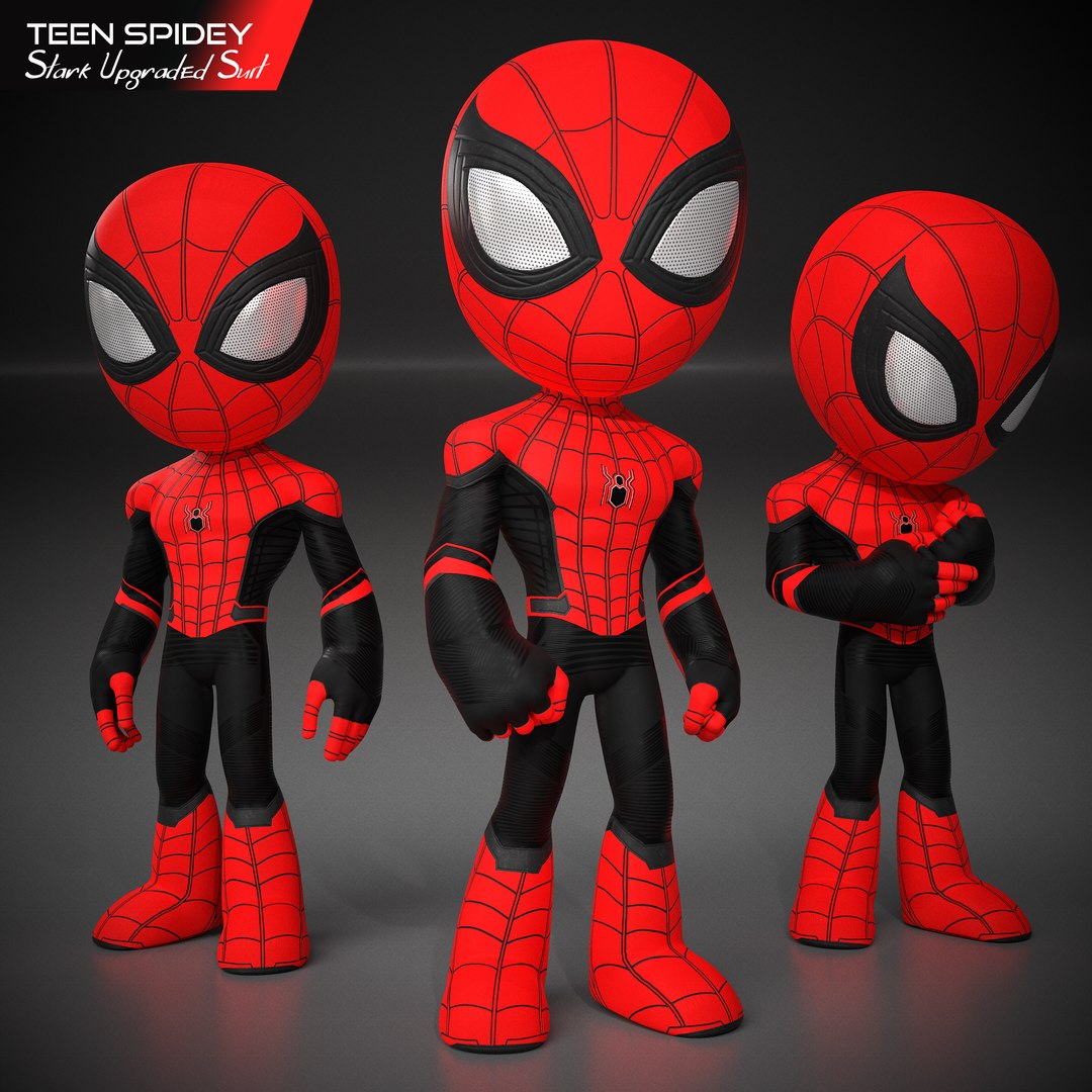 3D Teen Spidey - TurboSquid 1828777