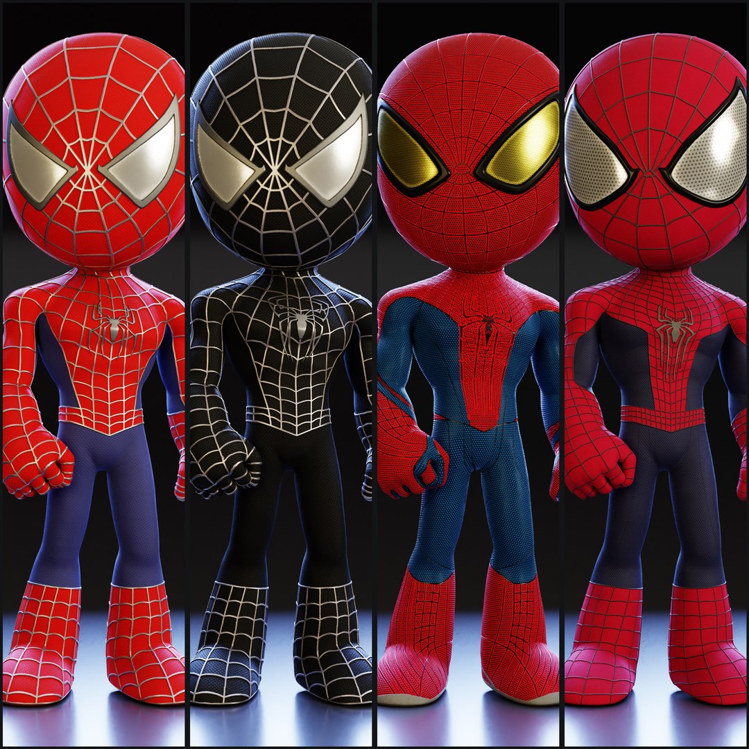 3D Teen Spidey - TurboSquid 1828777