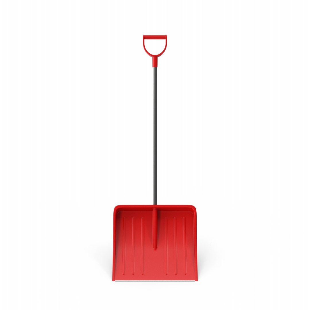 Red Snow Shovel 3D Model - TurboSquid 2006663