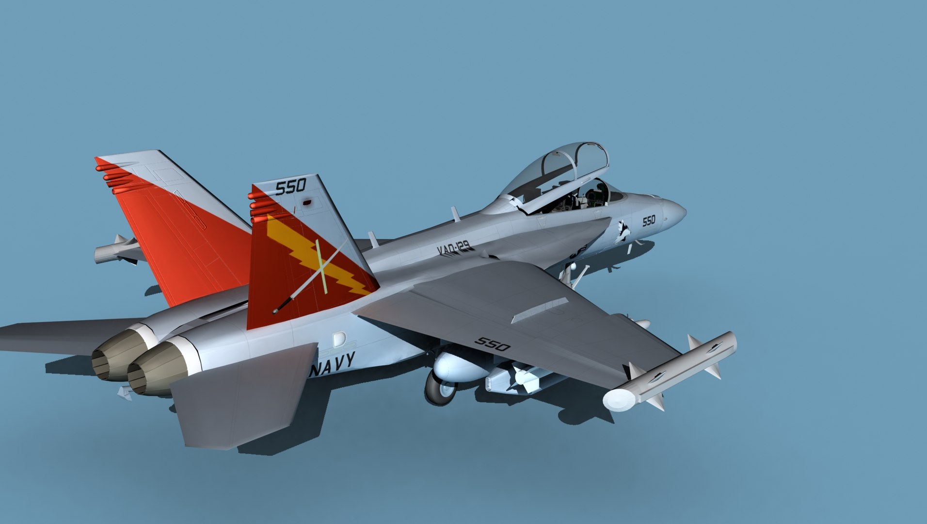 Boeing EA-18G Growler V04 3D - TurboSquid 1913080