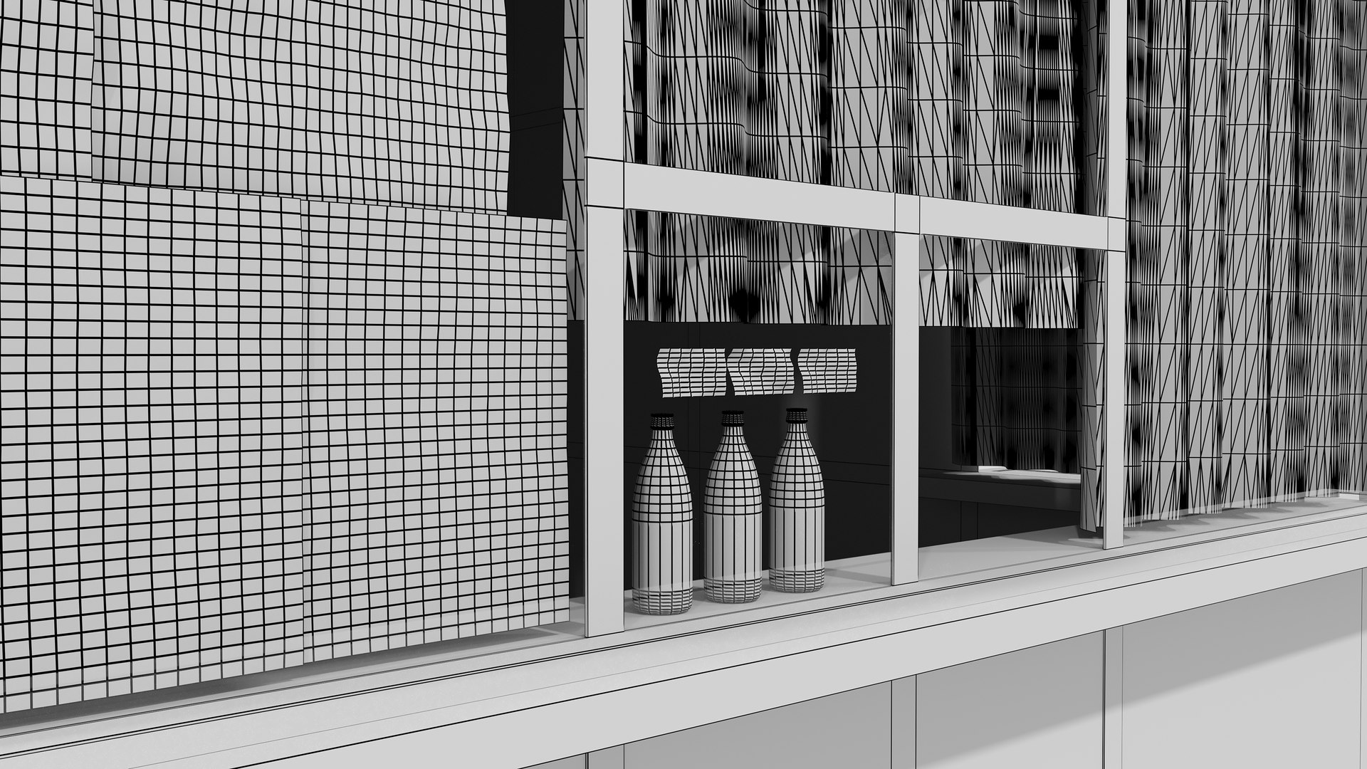 3D Model Old Beer Stall - TurboSquid 2055397