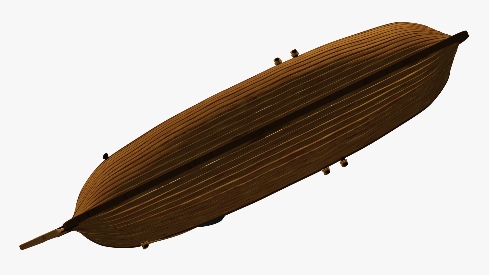 Longboat Model - TurboSquid 2154417