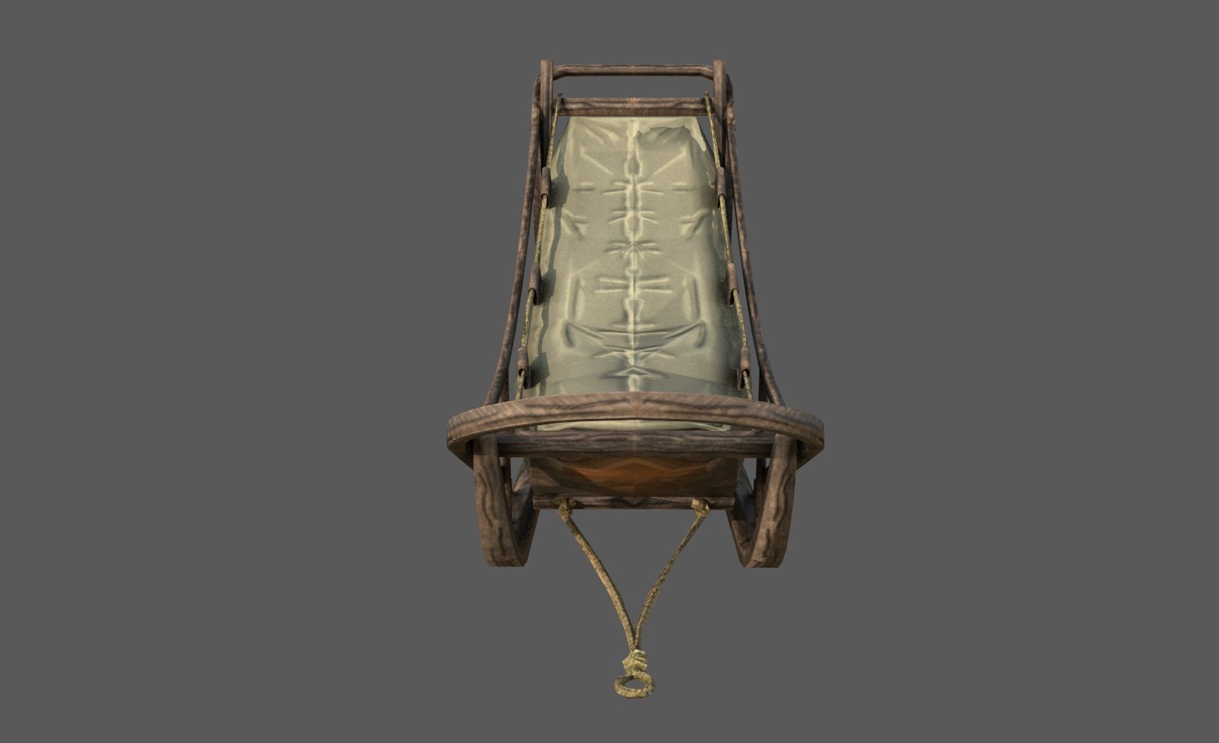 Dog Sled 3D Model - TurboSquid 1322533