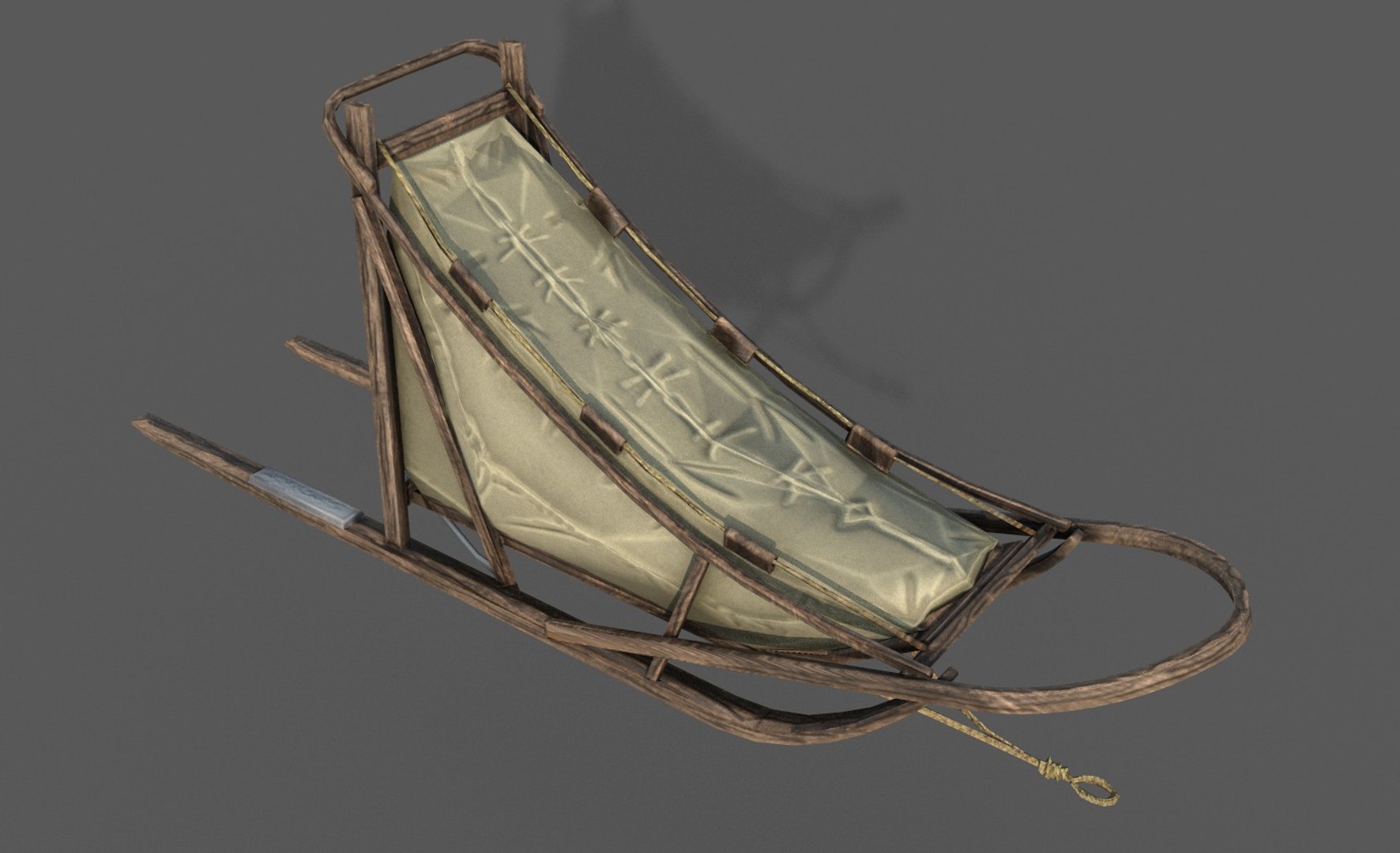 Dog Sled 3D Model - TurboSquid 1322533