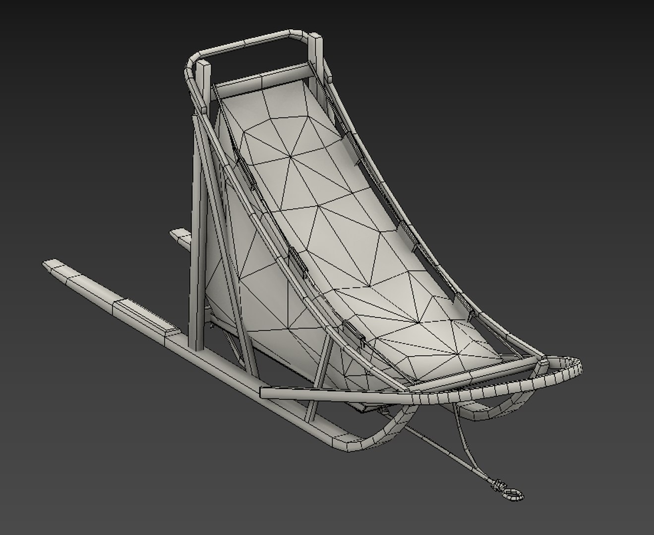 Dog Sled 3D Model - TurboSquid 1322533