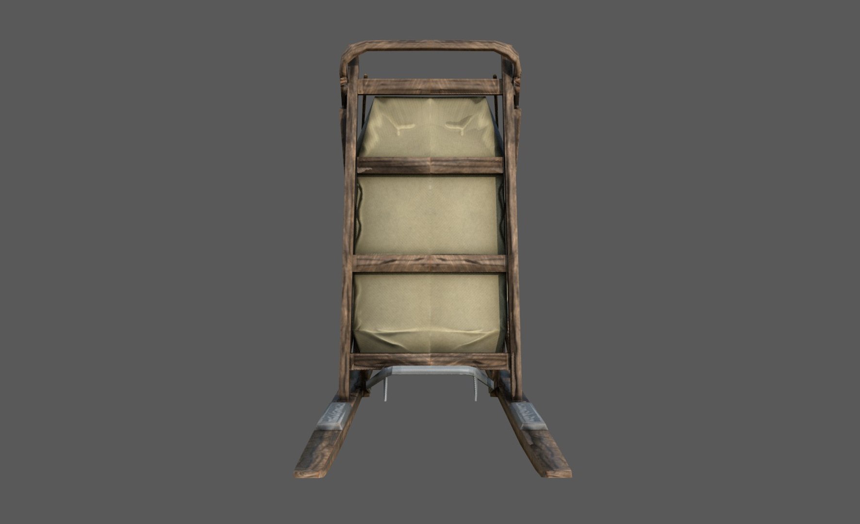 Dog Sled 3D Model - TurboSquid 1322533