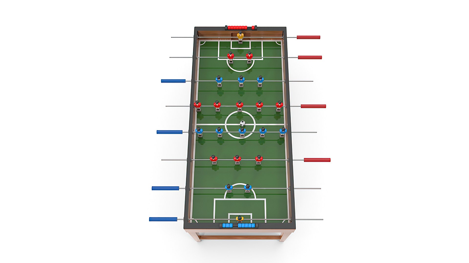 Table Soccer 3D Model - TurboSquid 2272324
