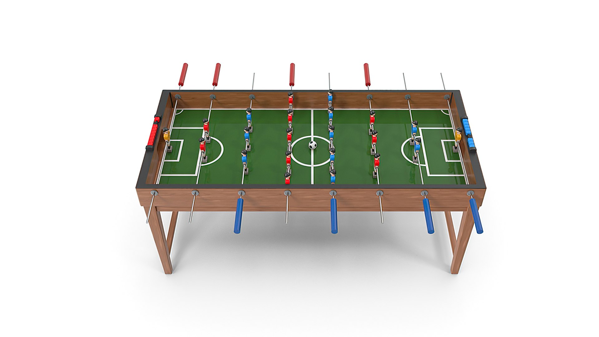 Table Soccer 3D Model - TurboSquid 2272324