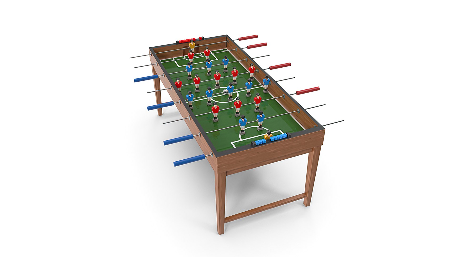 Table Soccer 3D Model - TurboSquid 2272324