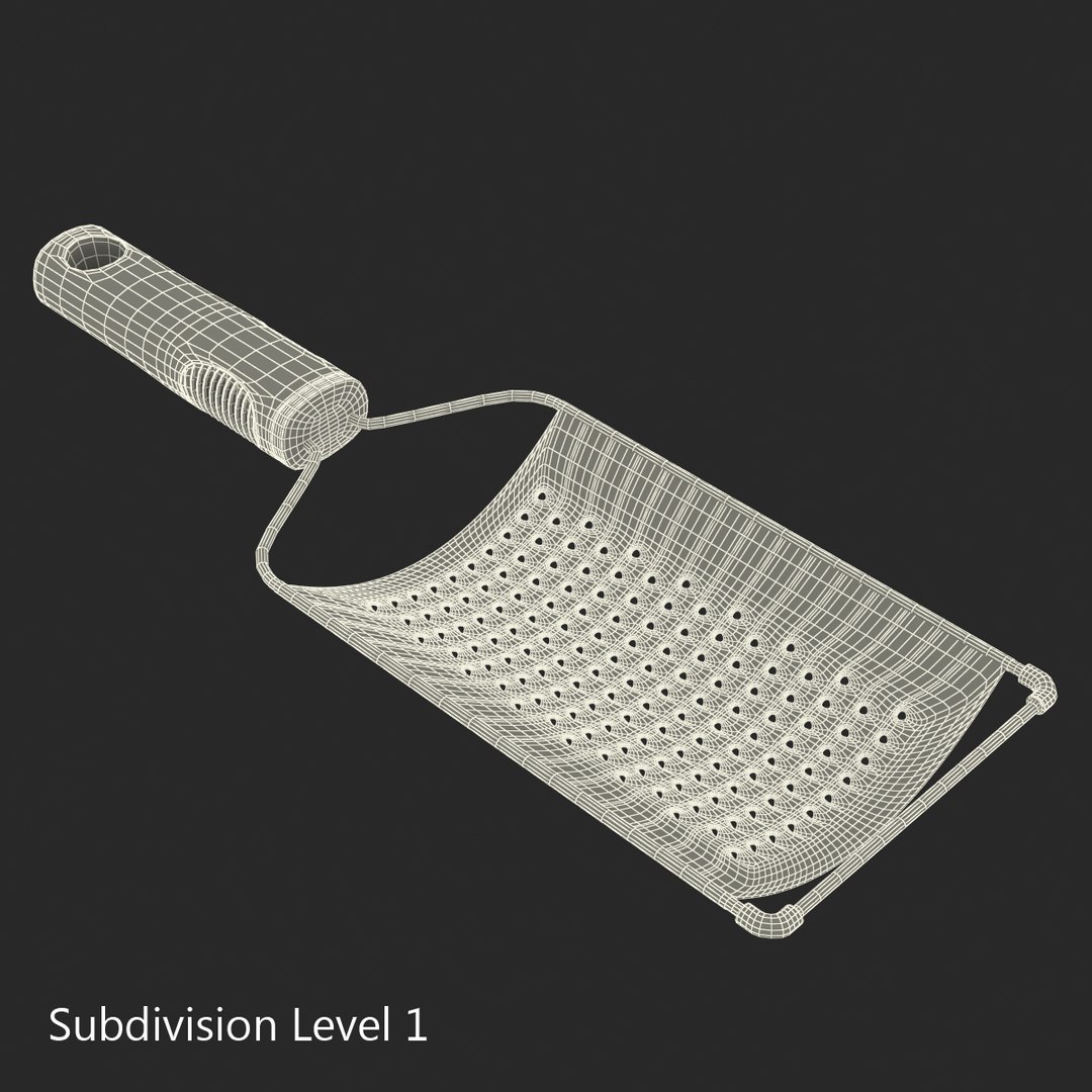 3d Model Of Grater Modeled