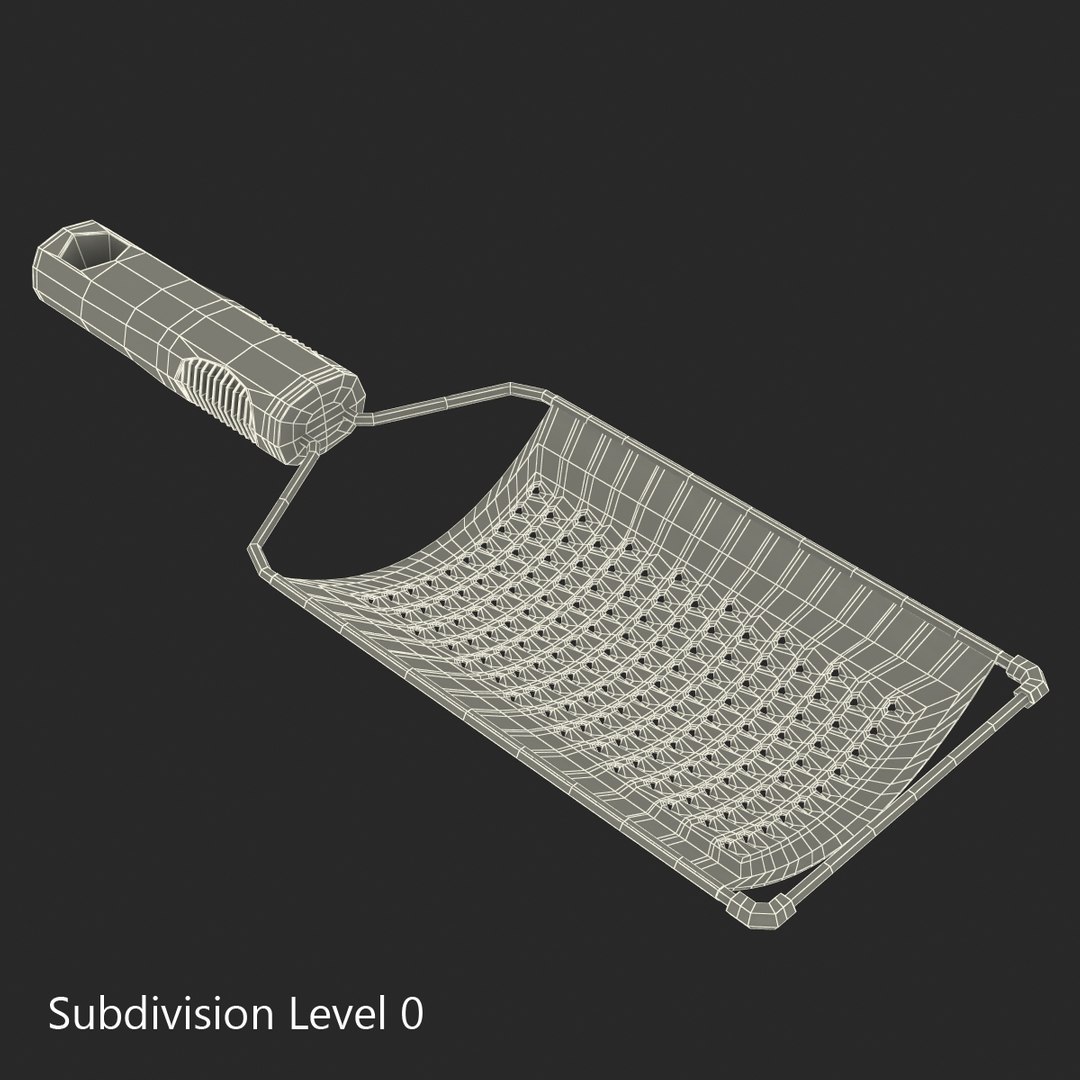 3d Model Of Grater Modeled