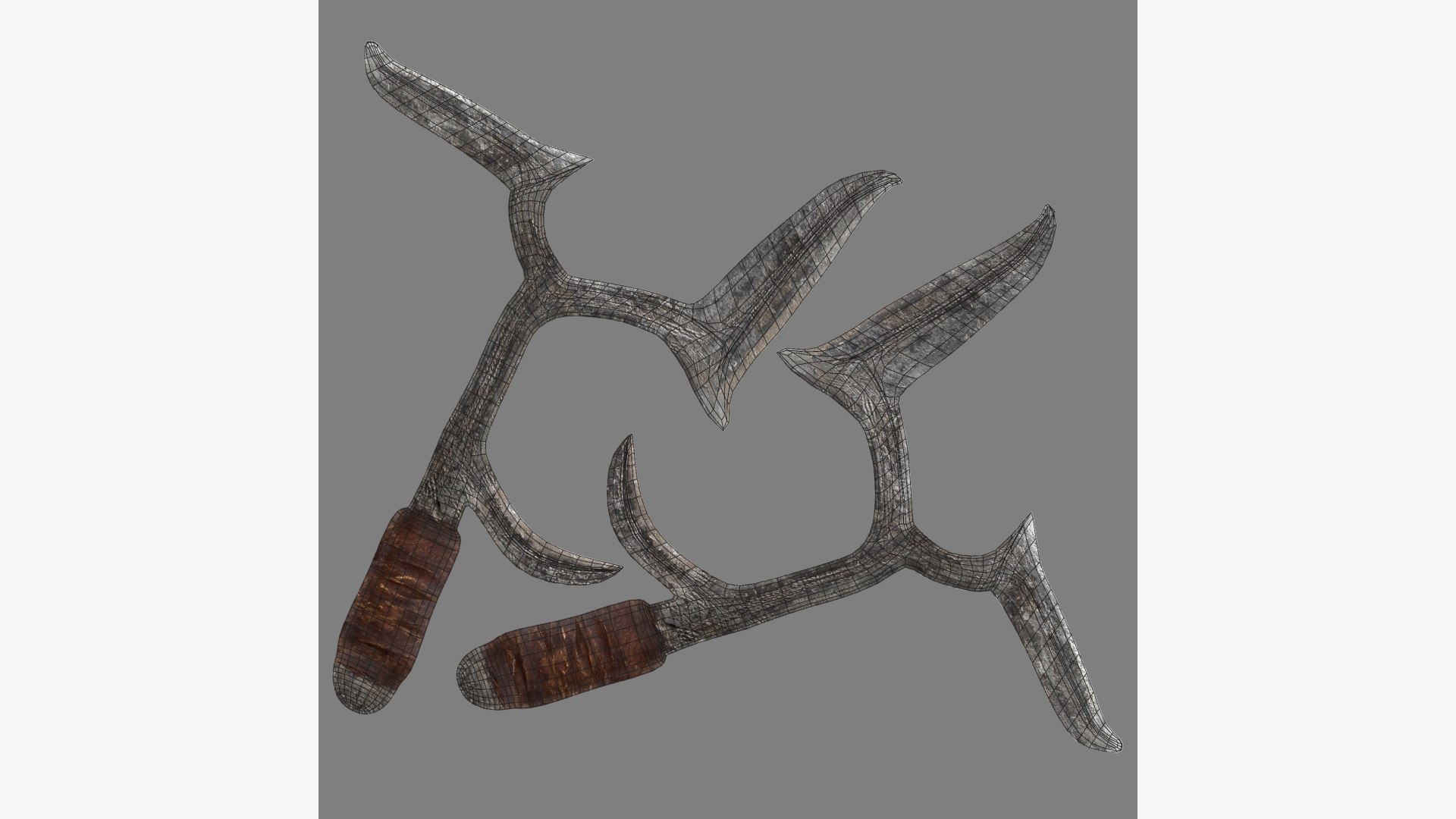 Mbanja Ondo Throwing Knife Variation B 3D - TurboSquid 1911787