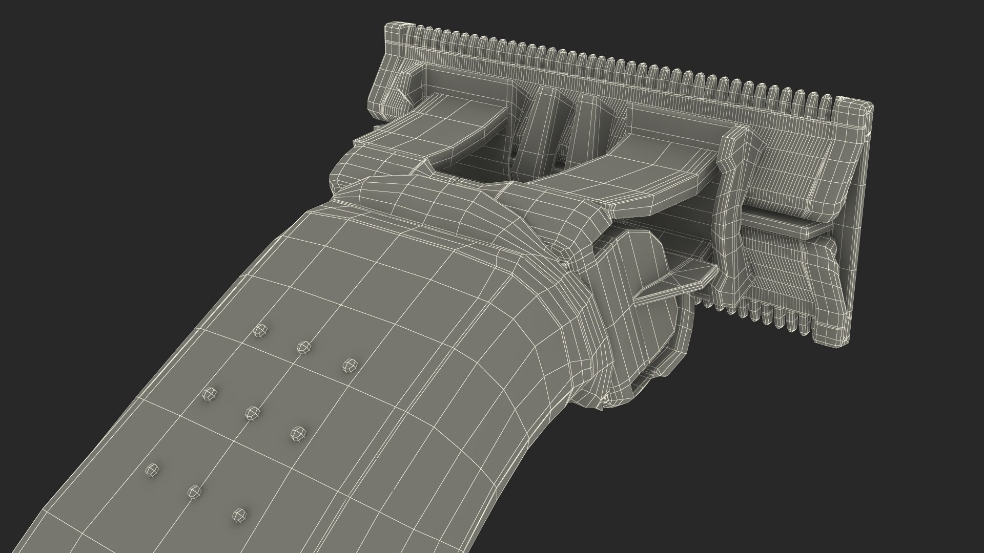 3D Electric Hair Trimmer Black model - TurboSquid 2134636