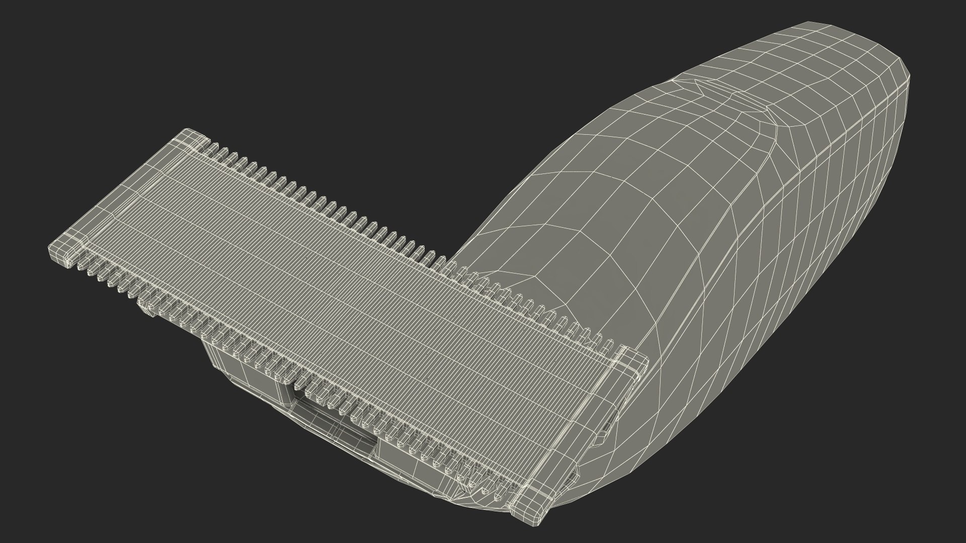 3D Electric Hair Trimmer Black model - TurboSquid 2134636