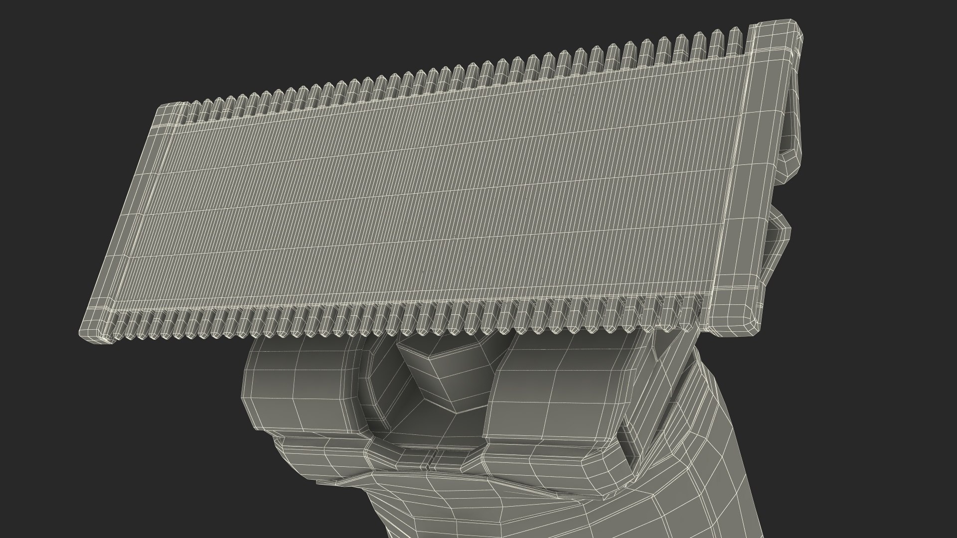 3D Electric Hair Trimmer Black model - TurboSquid 2134636