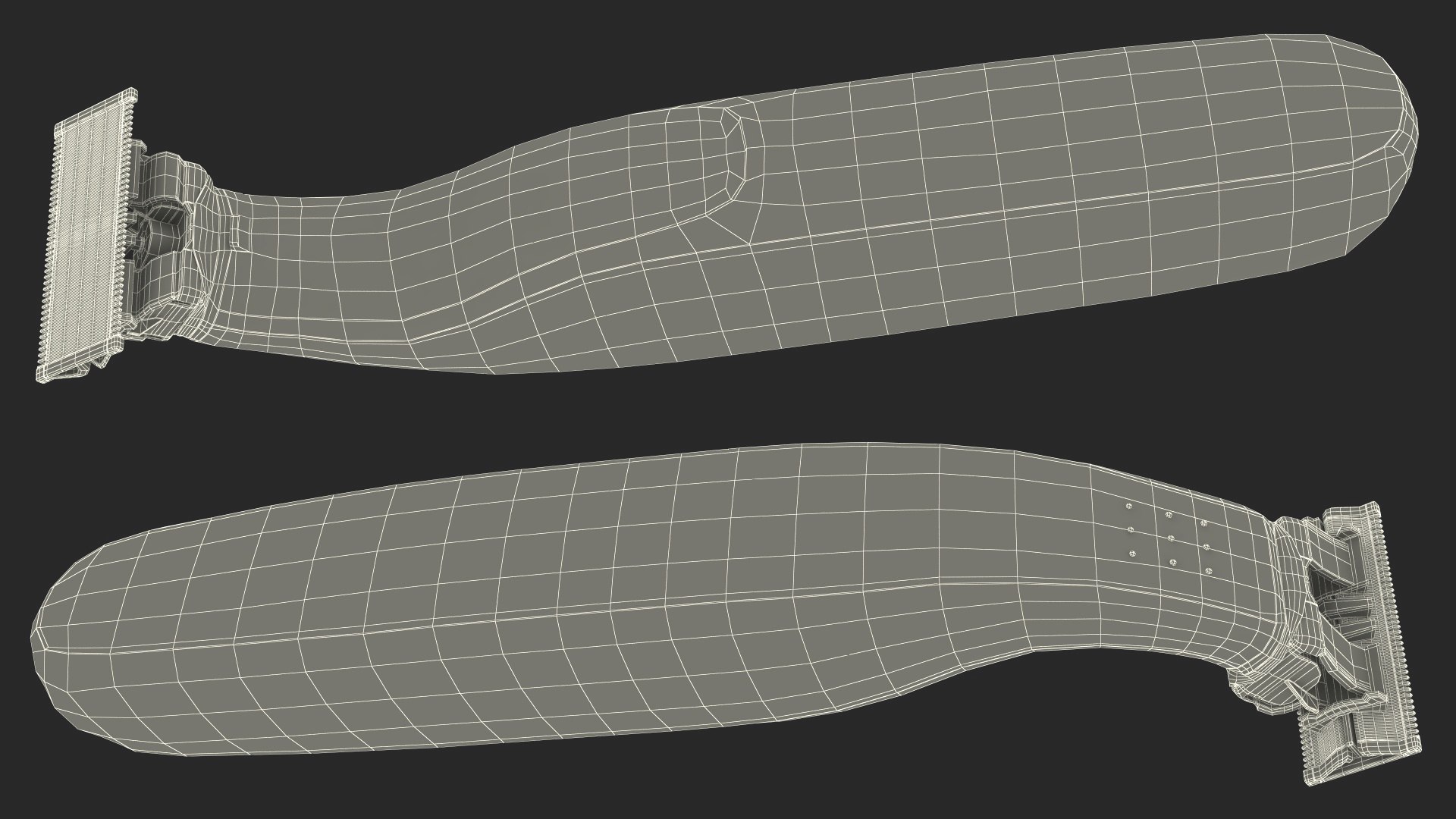 3D Electric Hair Trimmer Black model - TurboSquid 2134636