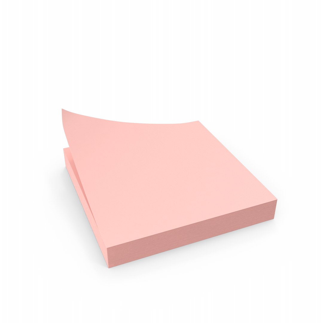Pink Sticky Notes 3D Model - TurboSquid 2144319