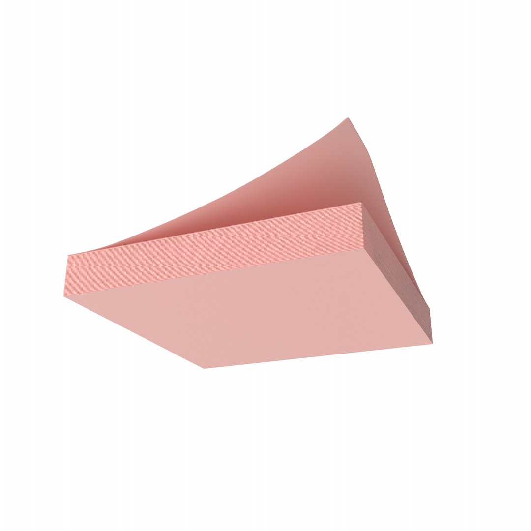 Pink Sticky Notes 3D Model - TurboSquid 2144319