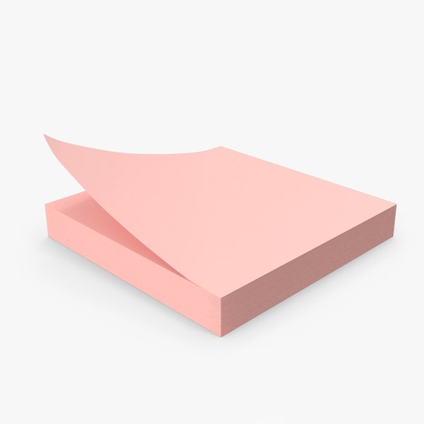 Sticky Note 3D Models for Download | TurboSquid