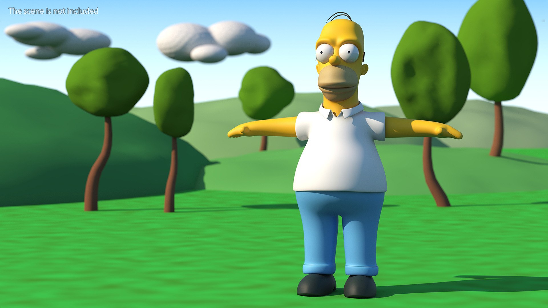 3D Homer Simpson Rigged For Maya - TurboSquid 2256627