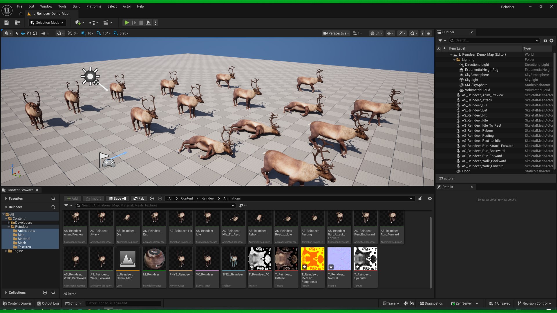 Reindeer 3D Model - TurboSquid 2501670