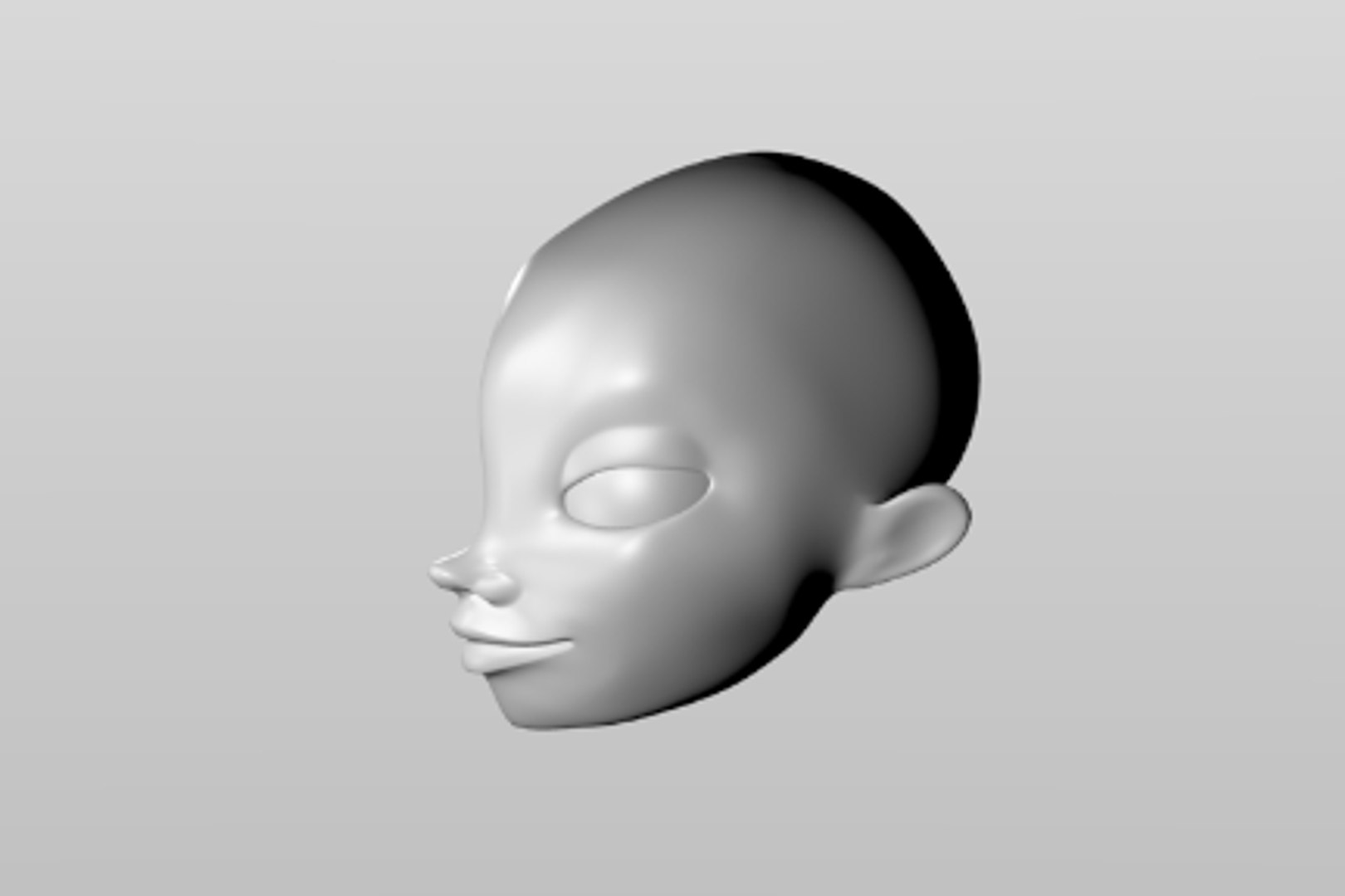 Free Blend Model Head