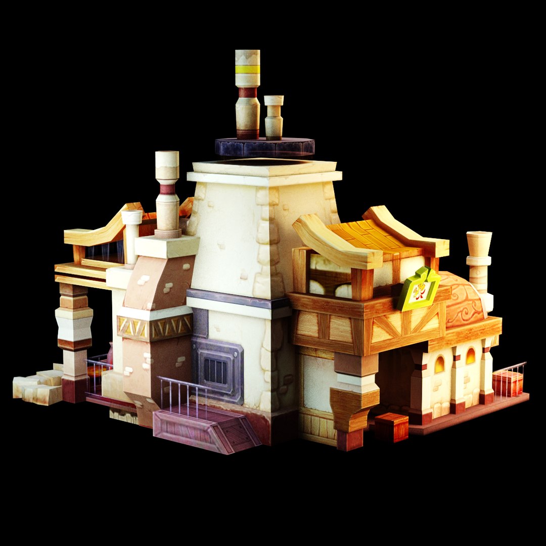 House Blacksmith Model - TurboSquid 1392888