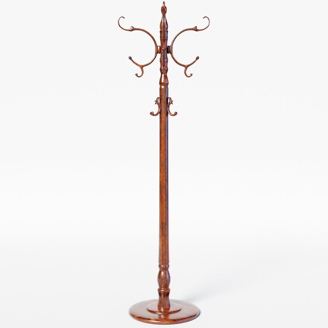 3D Stand Coat Hanger Model - TurboSquid 1582582