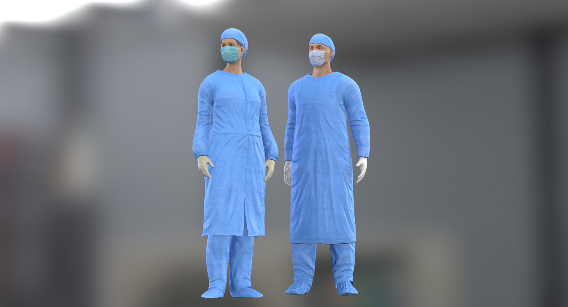 Rigged Surgeons Characters 3D - TurboSquid 1397635