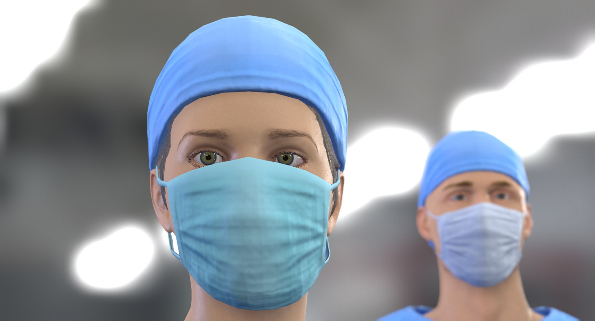 Rigged Surgeons Characters 3D - TurboSquid 1397635