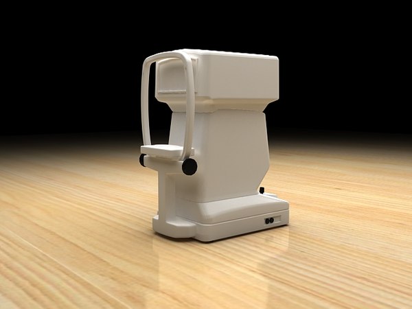 3d model auto ref keratometer