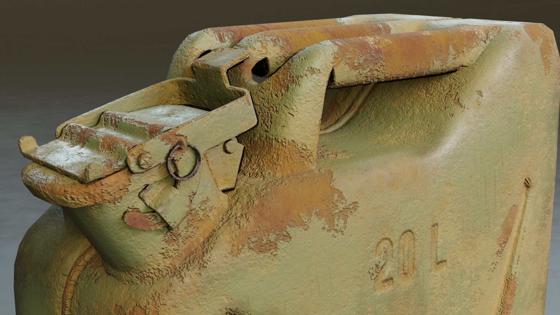 3D Canister 20L Rust Model - TurboSquid 1855868
