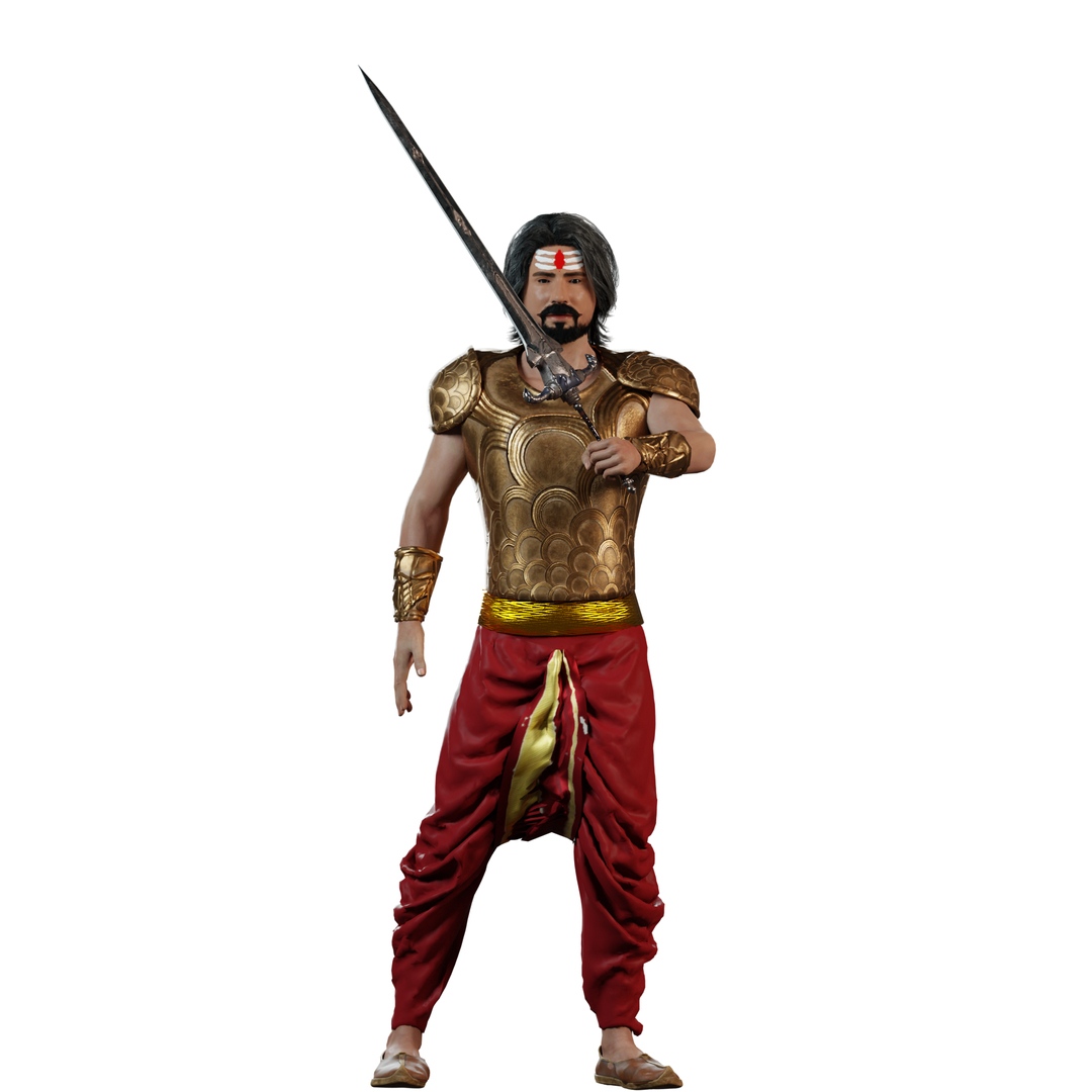 3D Indian King rigged - TurboSquid 2074418