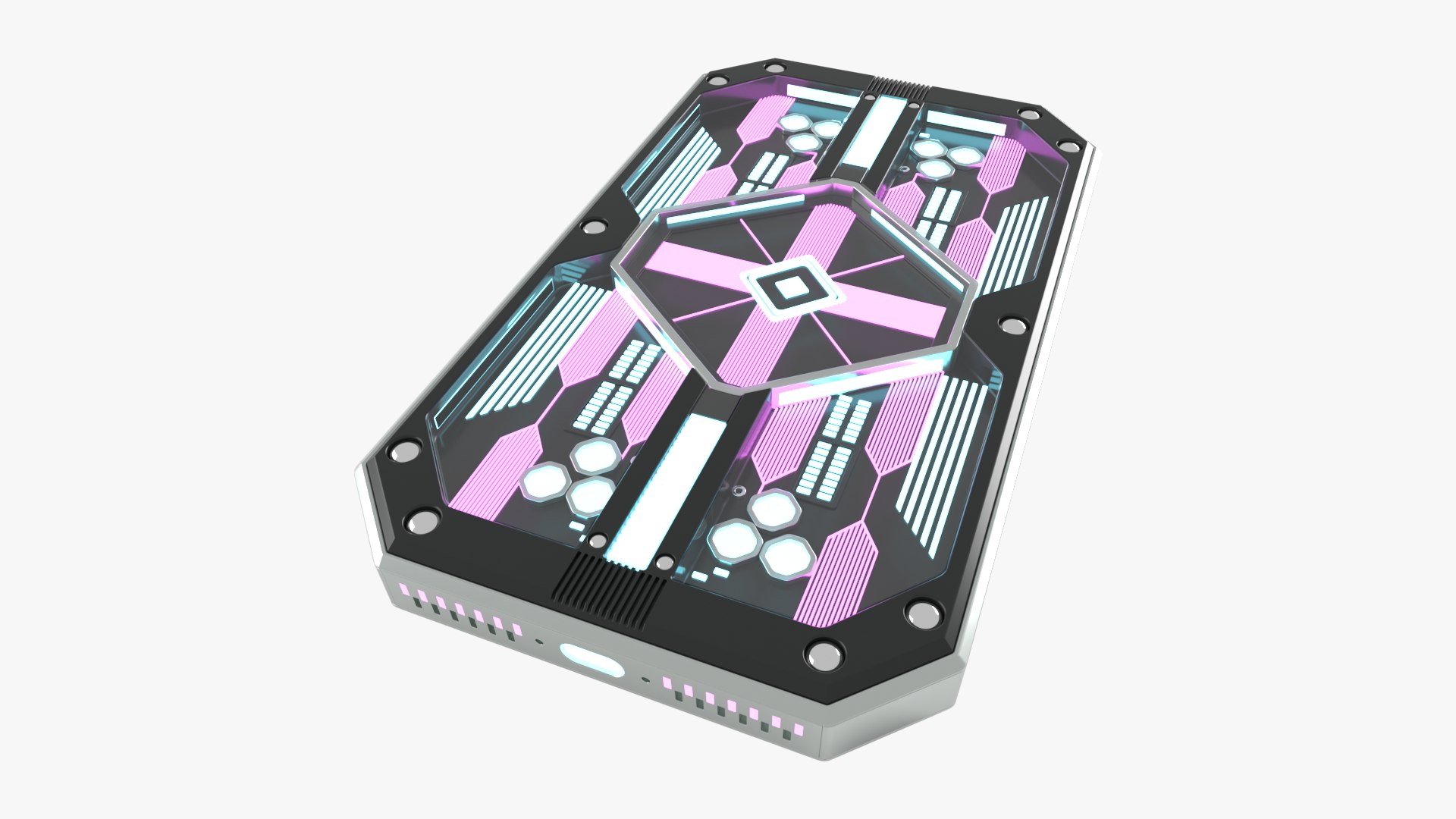 CyberX Futuristic Cyberpunk Smartphone 3D Model - TurboSquid 2338301