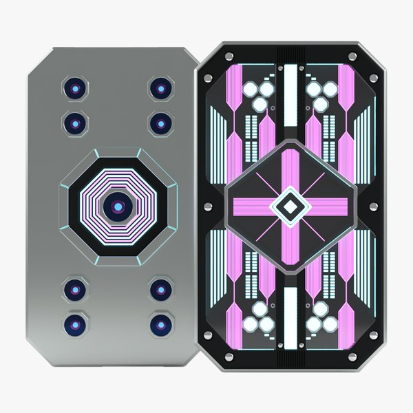 modelo 3d Teléfono inteligente futurista CyberX - TurboSquid 2338301