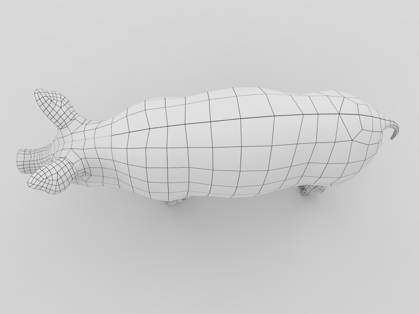 Pig Rigged 3d Max