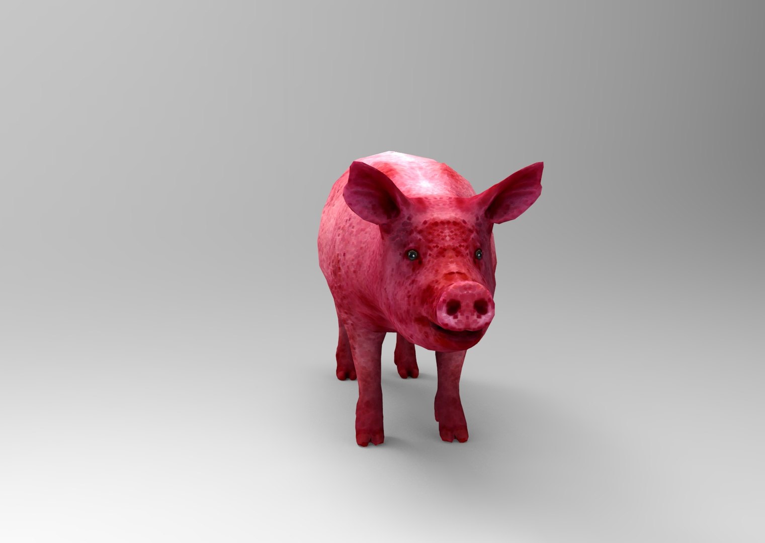 Pig Rigged 3d Max