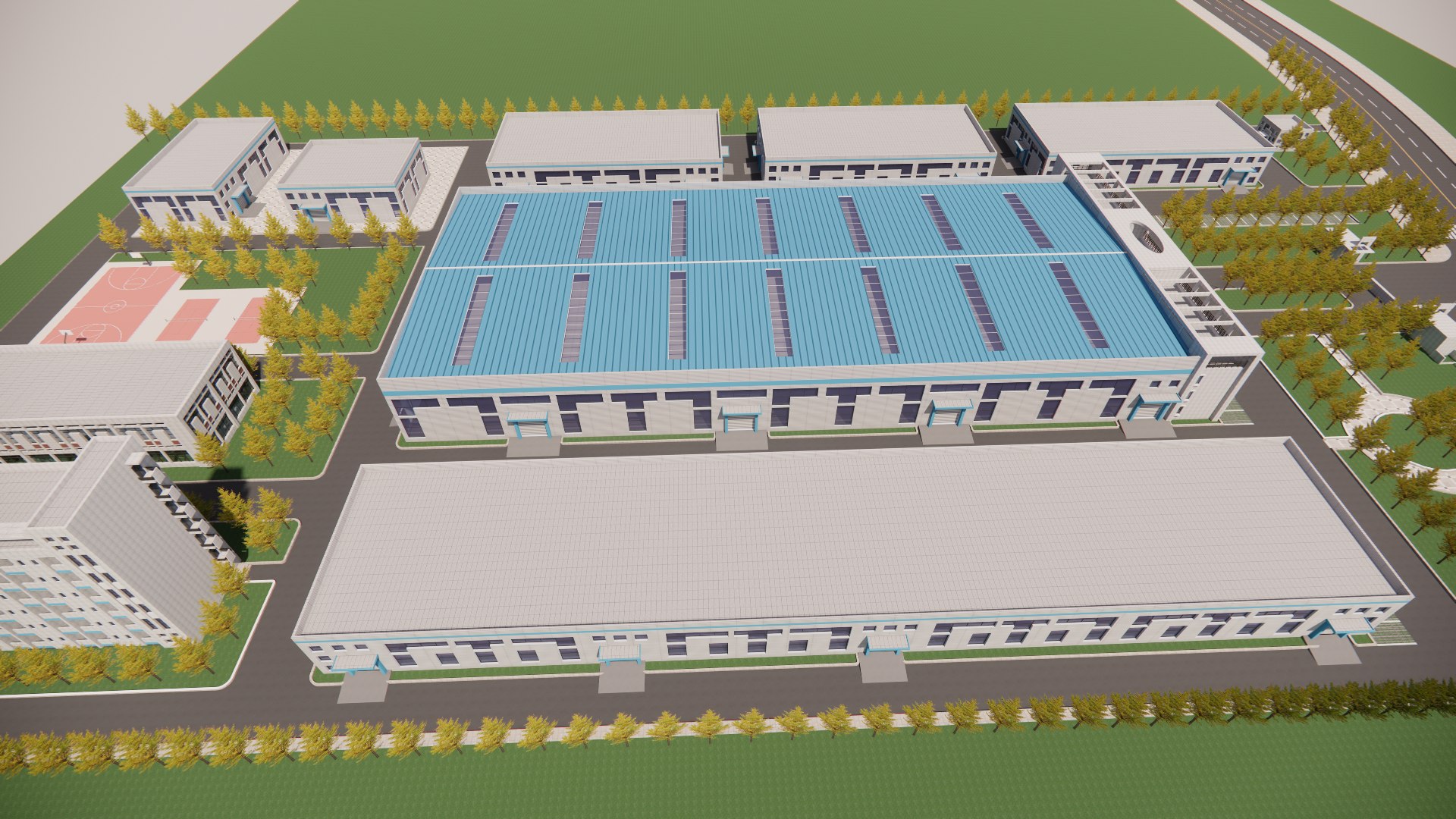 Industrial Scene -A23 3D Model - TurboSquid 2381141