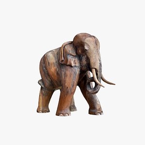 Elephant Statue Collada Models for Download | TurboSquid