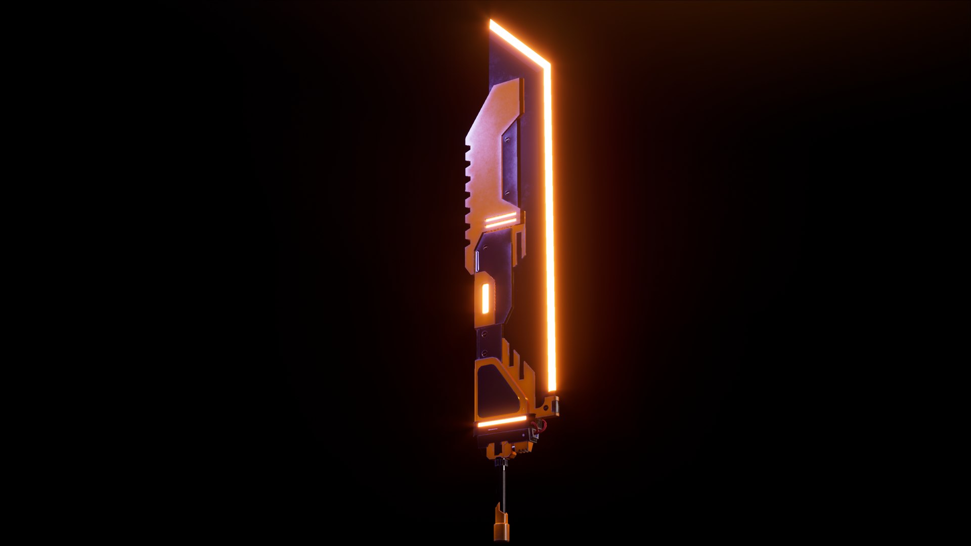 Sci-Fi Game-ready Heavy Sword model - TurboSquid 1821944