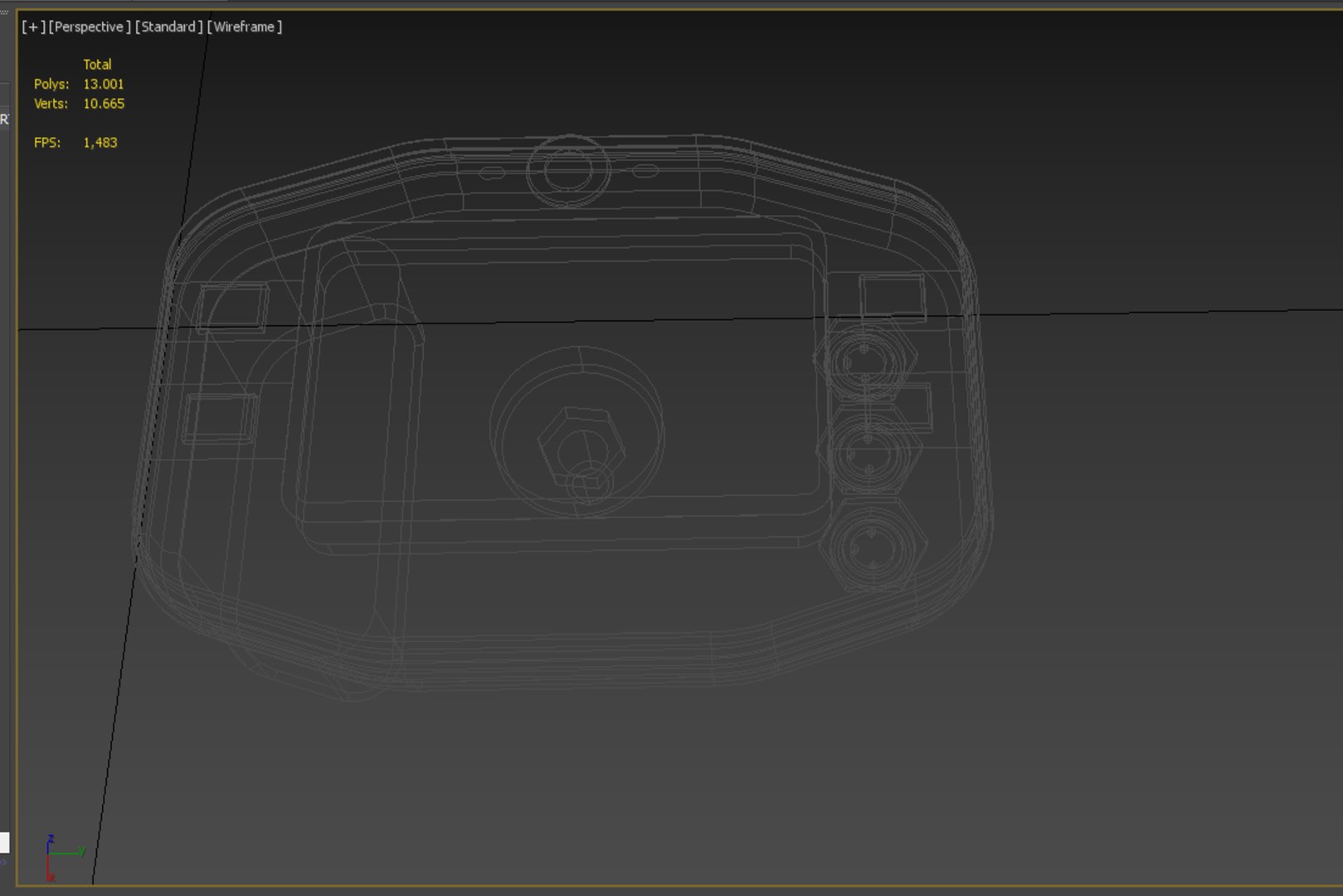 SPEEDOMETER DIGITAL 4 RACING LAP TIMER KART AIM 3D Model - TurboSquid ...