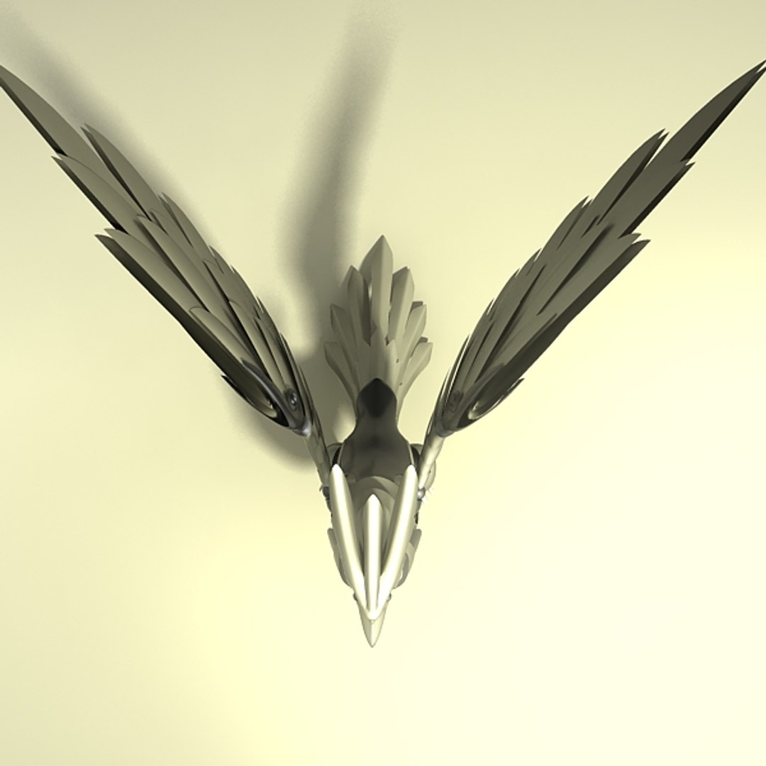 3d Mechanical Phoenix Model