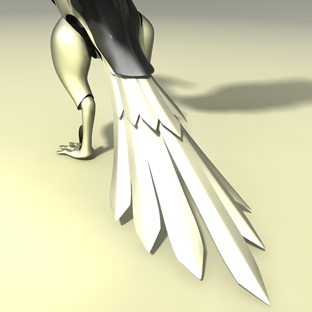 3d Mechanical Phoenix Model
