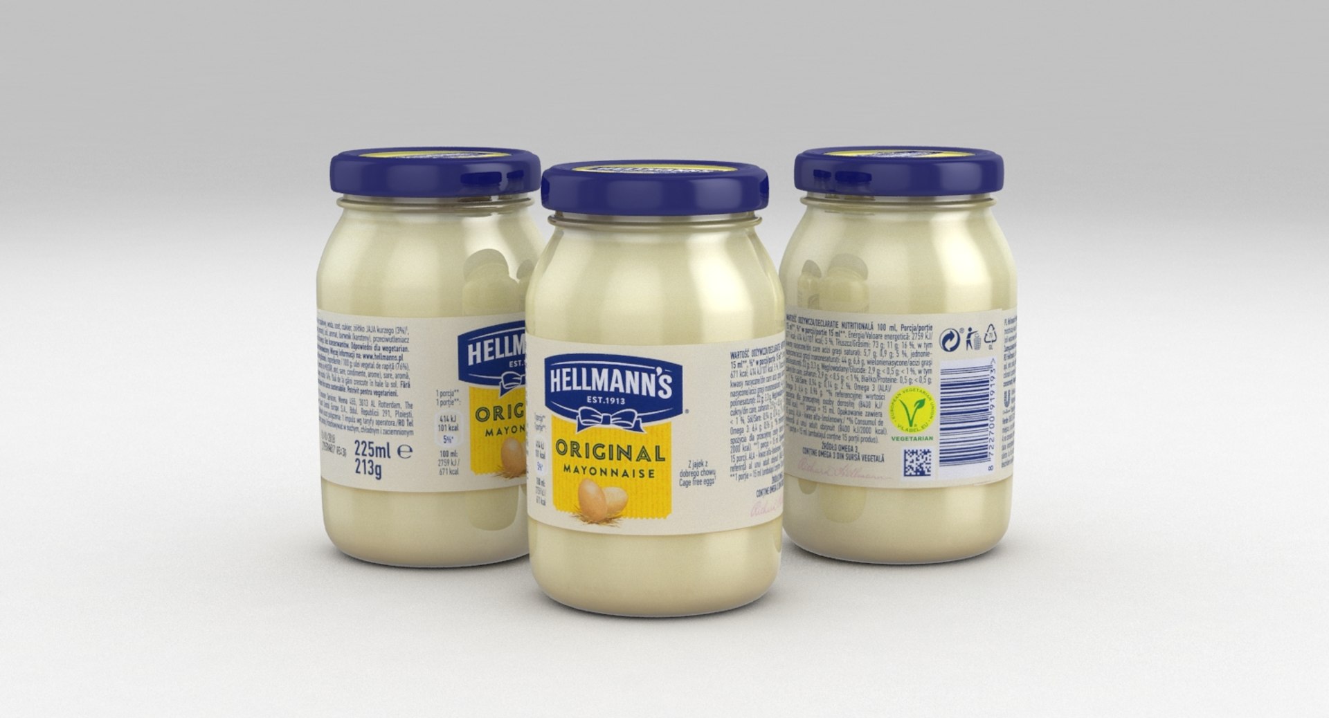 Mayonnaise Hellmann S 3D Model - TurboSquid 1168425