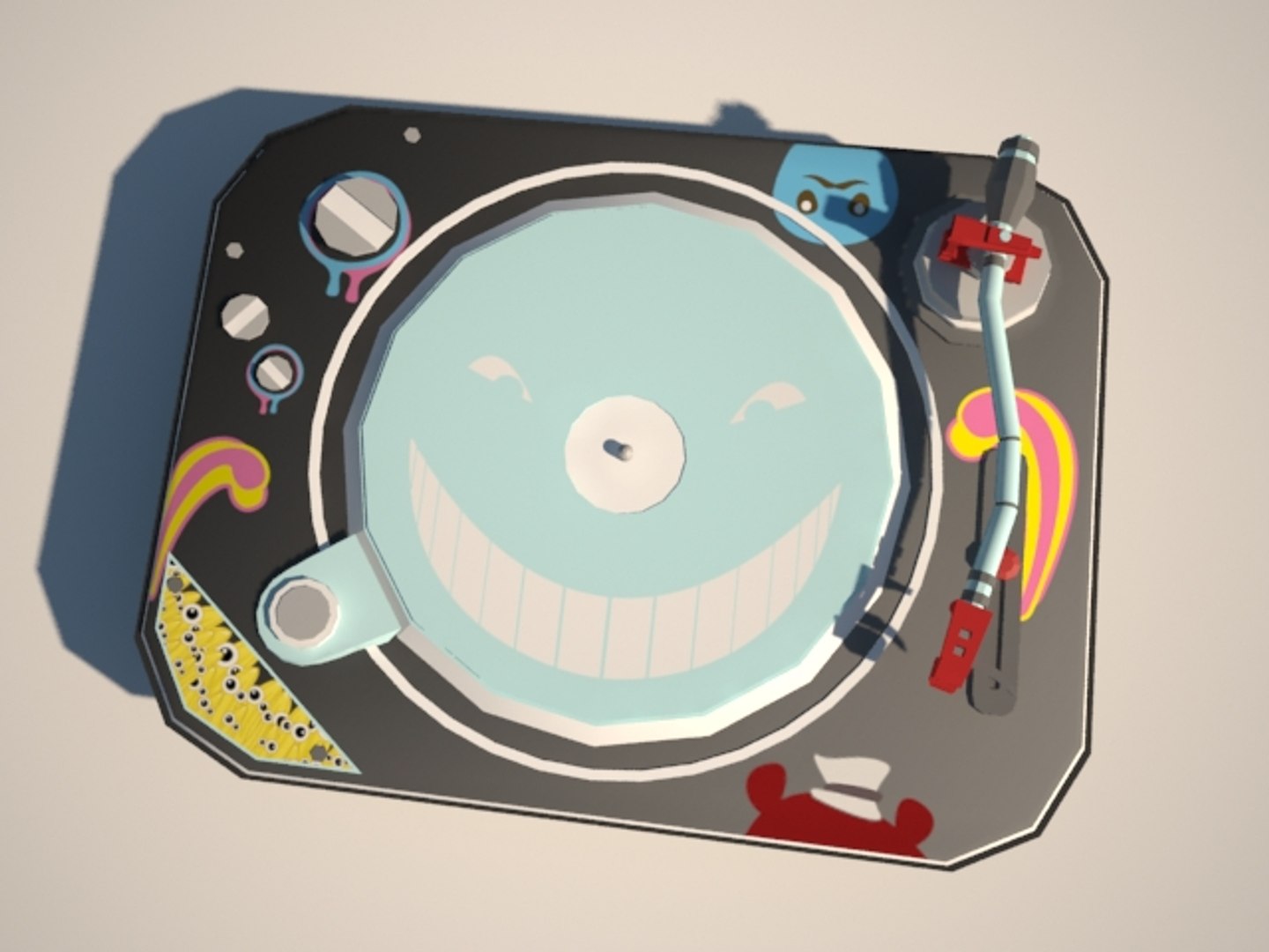 Dj Turntable 3d Model