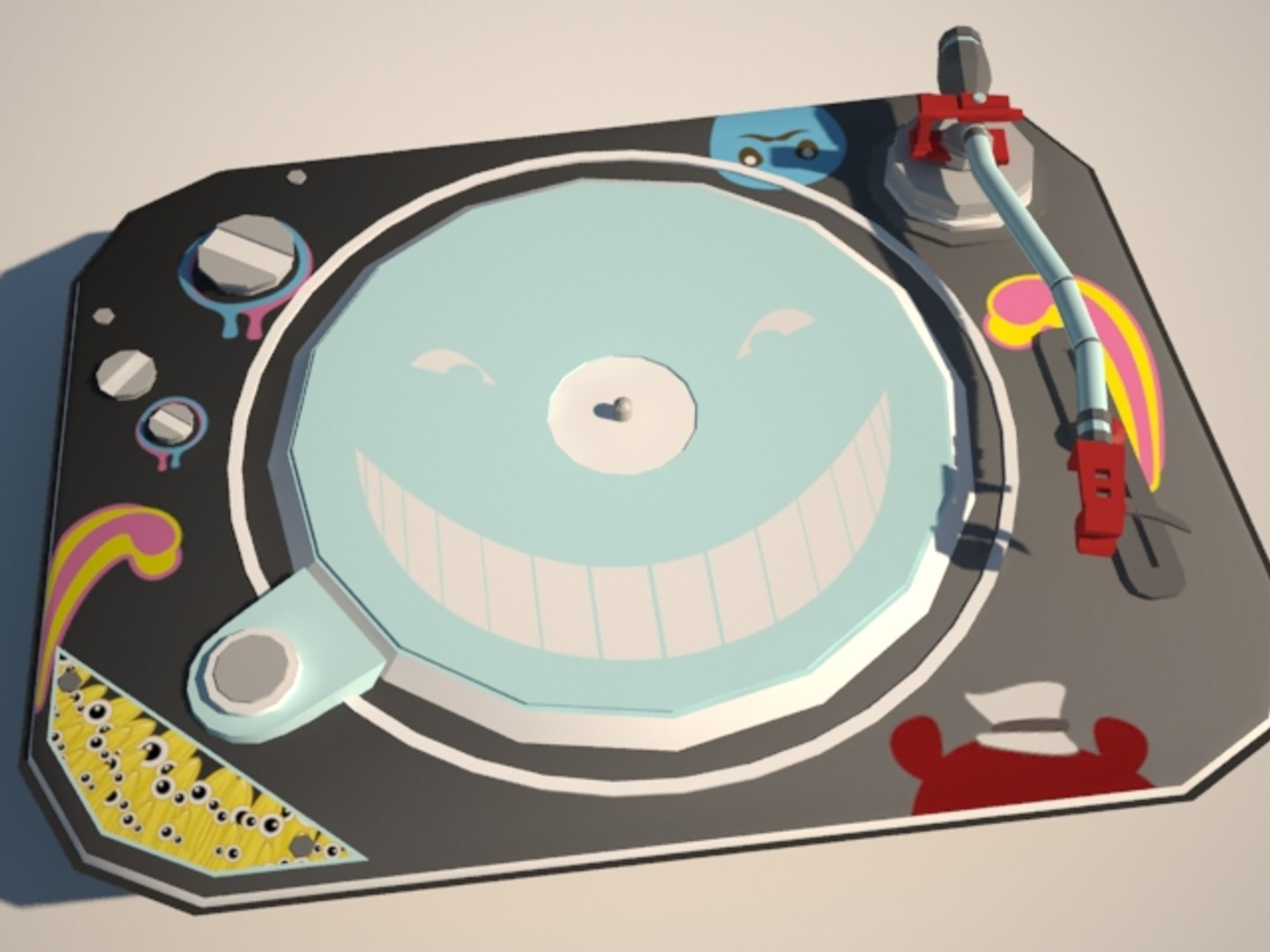 Dj Turntable 3d Model