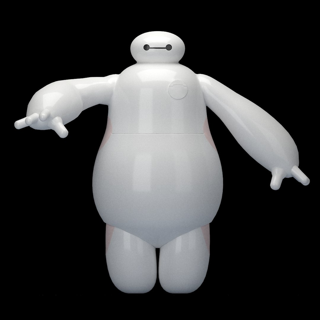 Baymax 3d Max