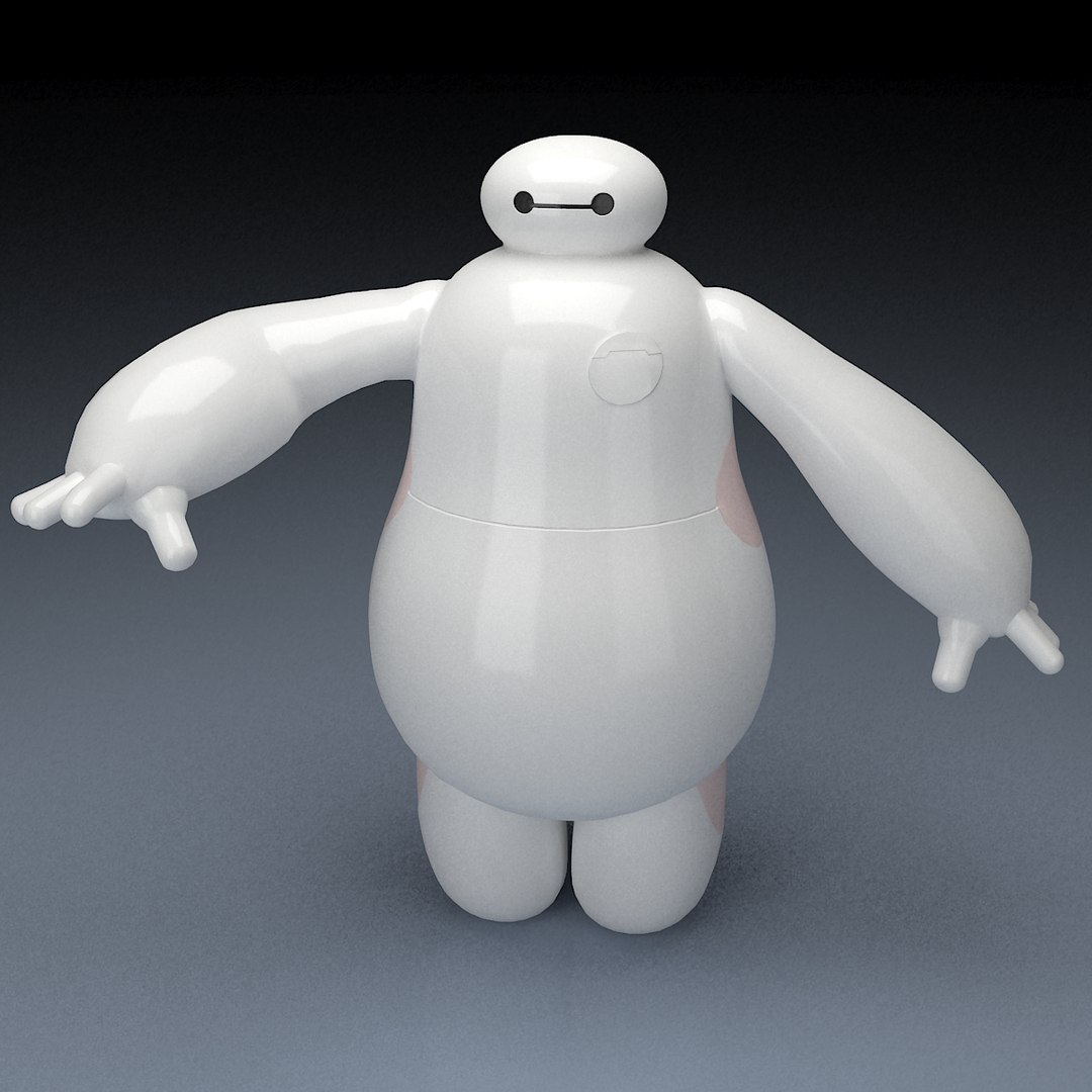 Baymax 3d Max