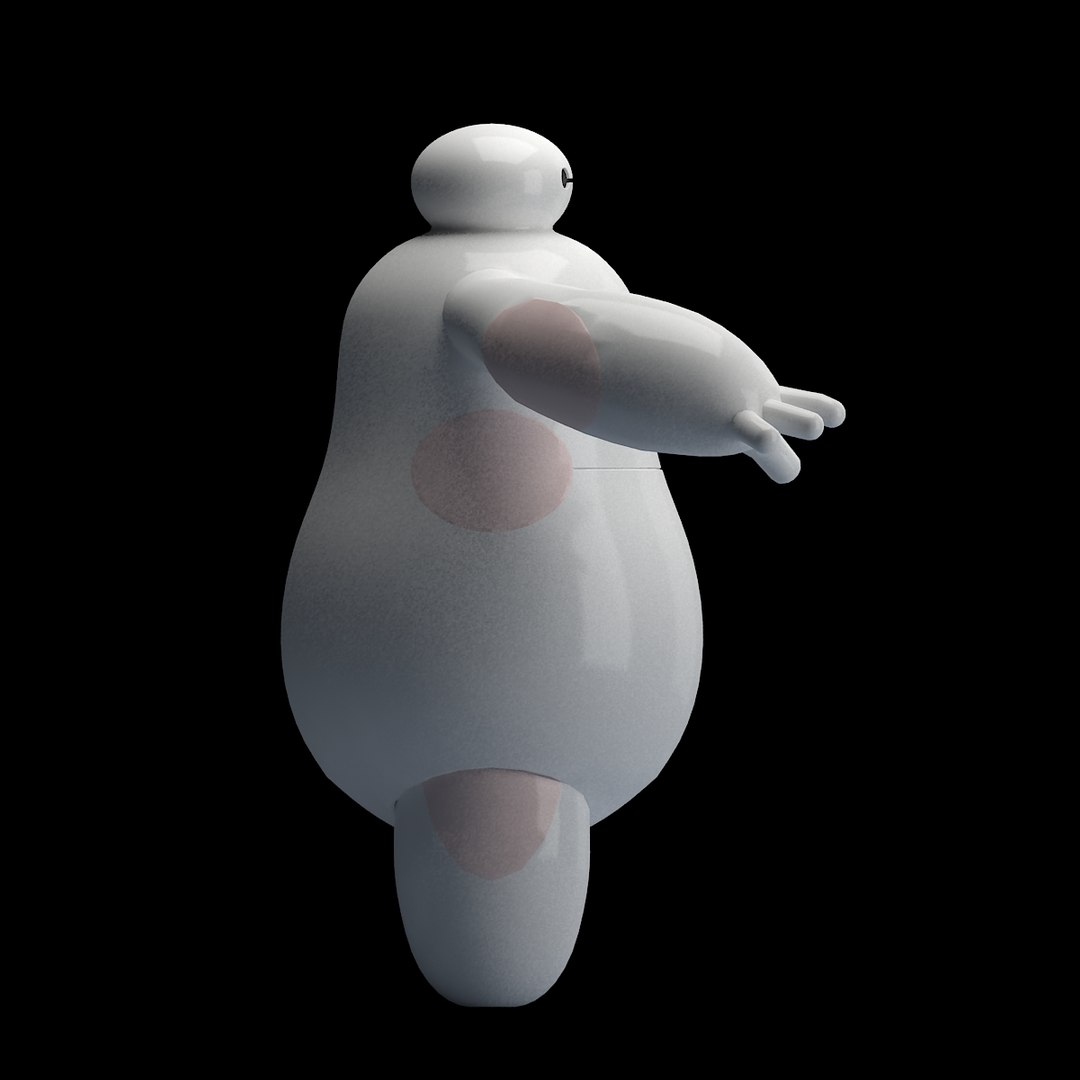 Baymax 3d Max